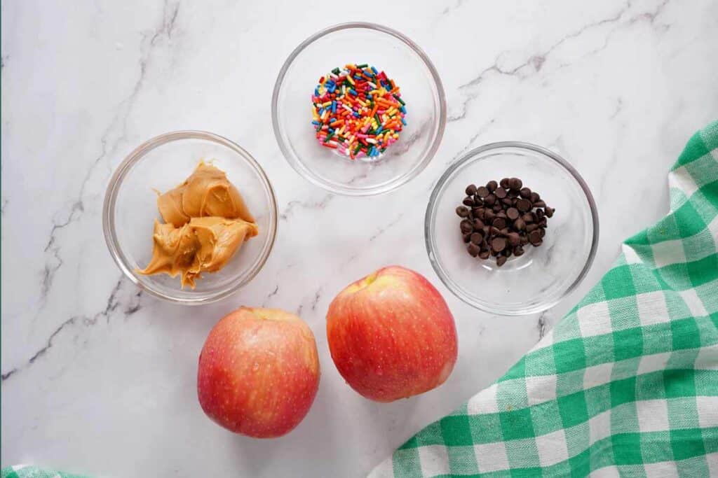 Peanut Butter Apple Slice Donuts - Mighty Mrs