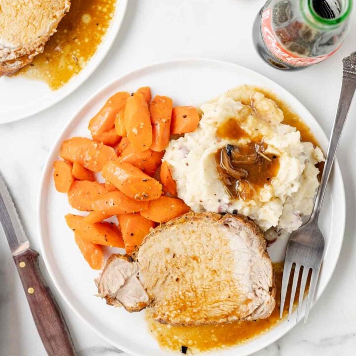 Coca-Cola Pork Roast au Jus - Mighty Mrs