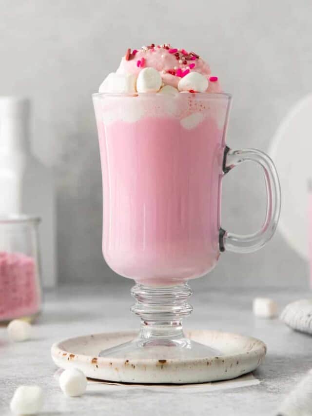 Hot Strawberry Milk Mighty Mrs Super Easy Recipes