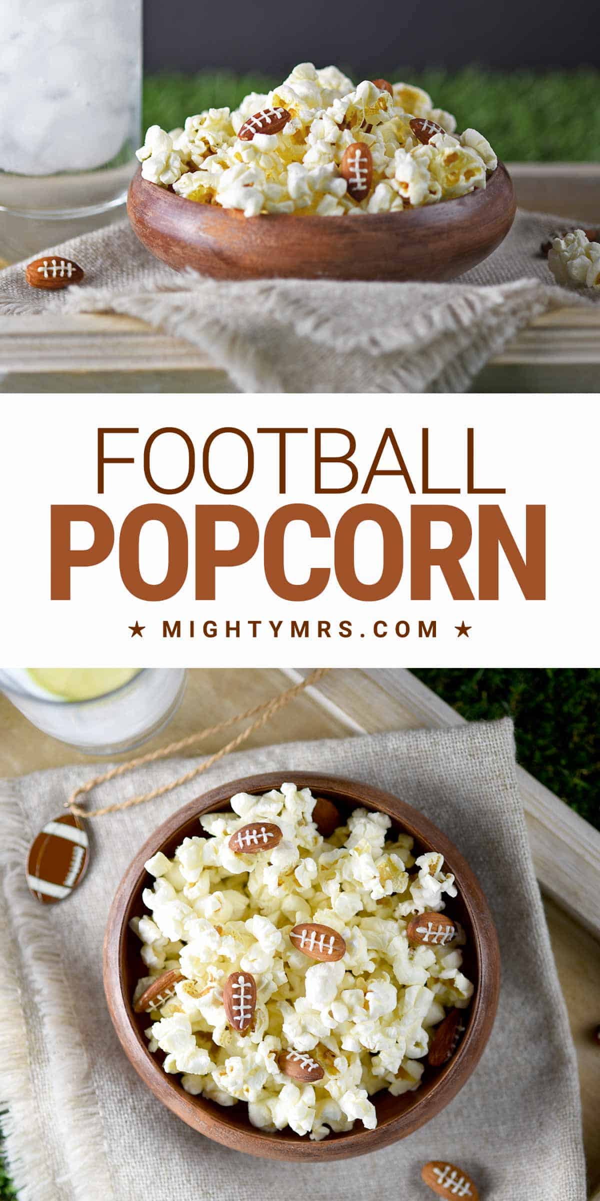 Football Popcorn - Mighty Mrs