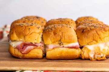 Ham and Cheese Hawaiian Roll Sliders - Mighty Mrs | Super Easy Recipes