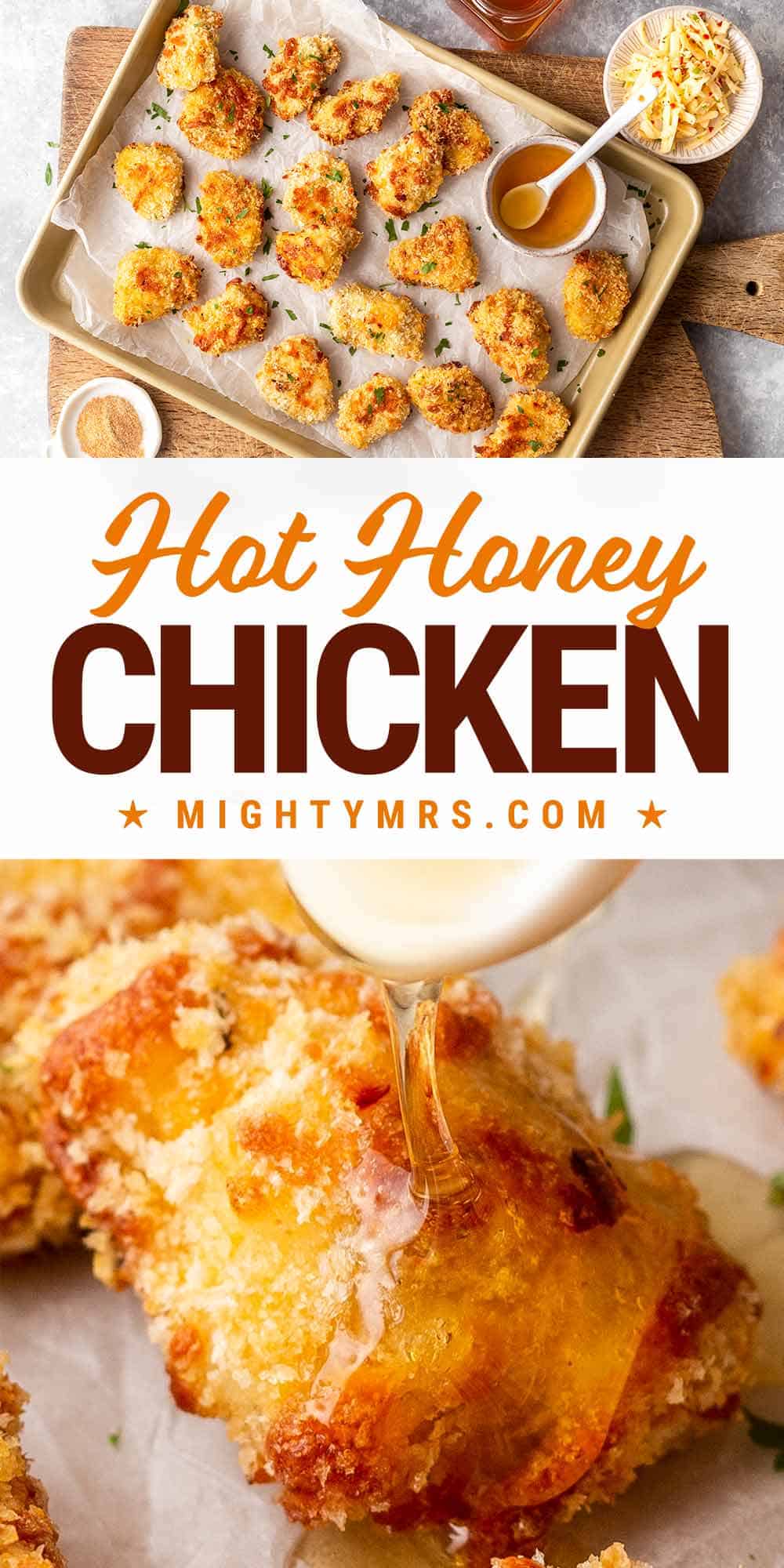 Hot Honey Chicken Nuggets (6-Ingredients) - Mighty Mrs