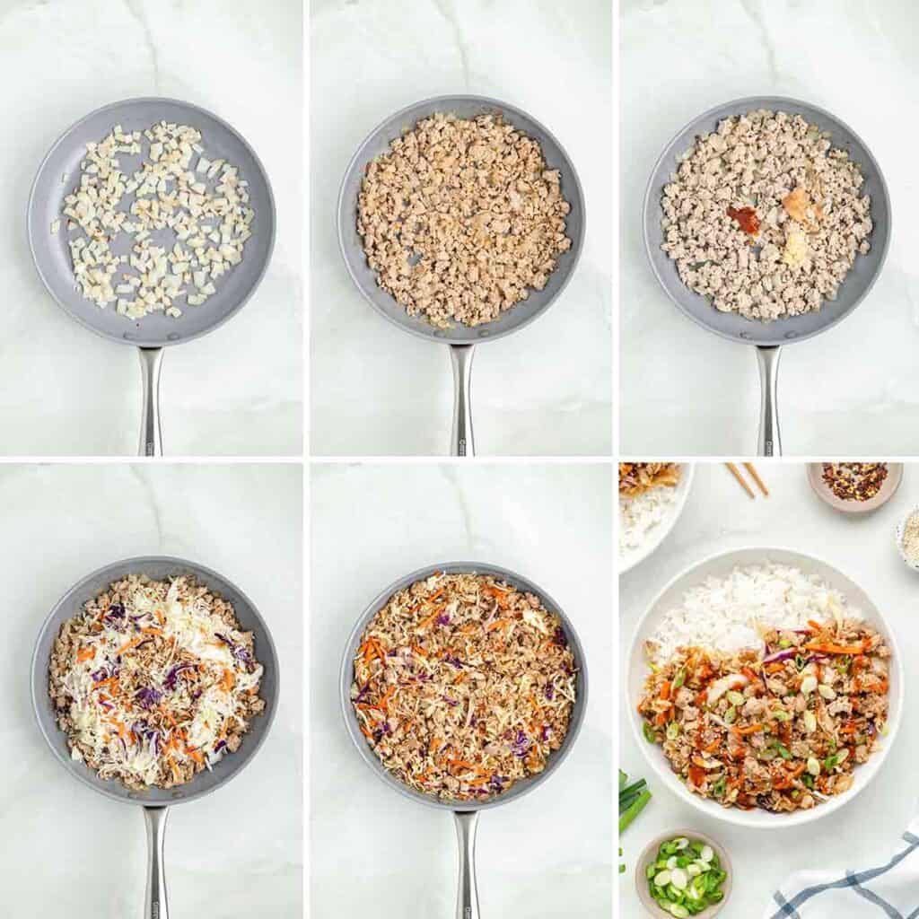 Chicken Egg Roll Bowl - Mighty Mrs
