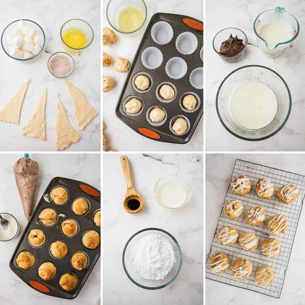 Magic Marshmallow Puffs with Cream Filling