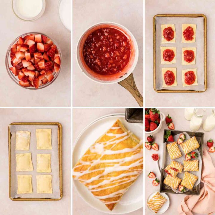 Strawberry Toaster Strudels - Mighty Mrs