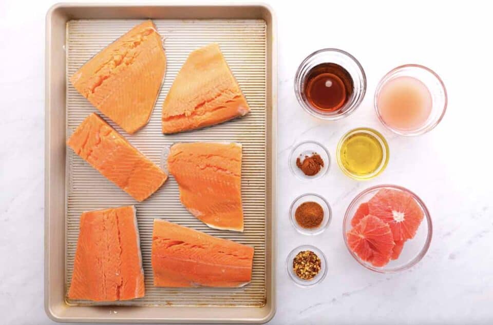 Maple Chipotle Salmon - Mighty Mrs