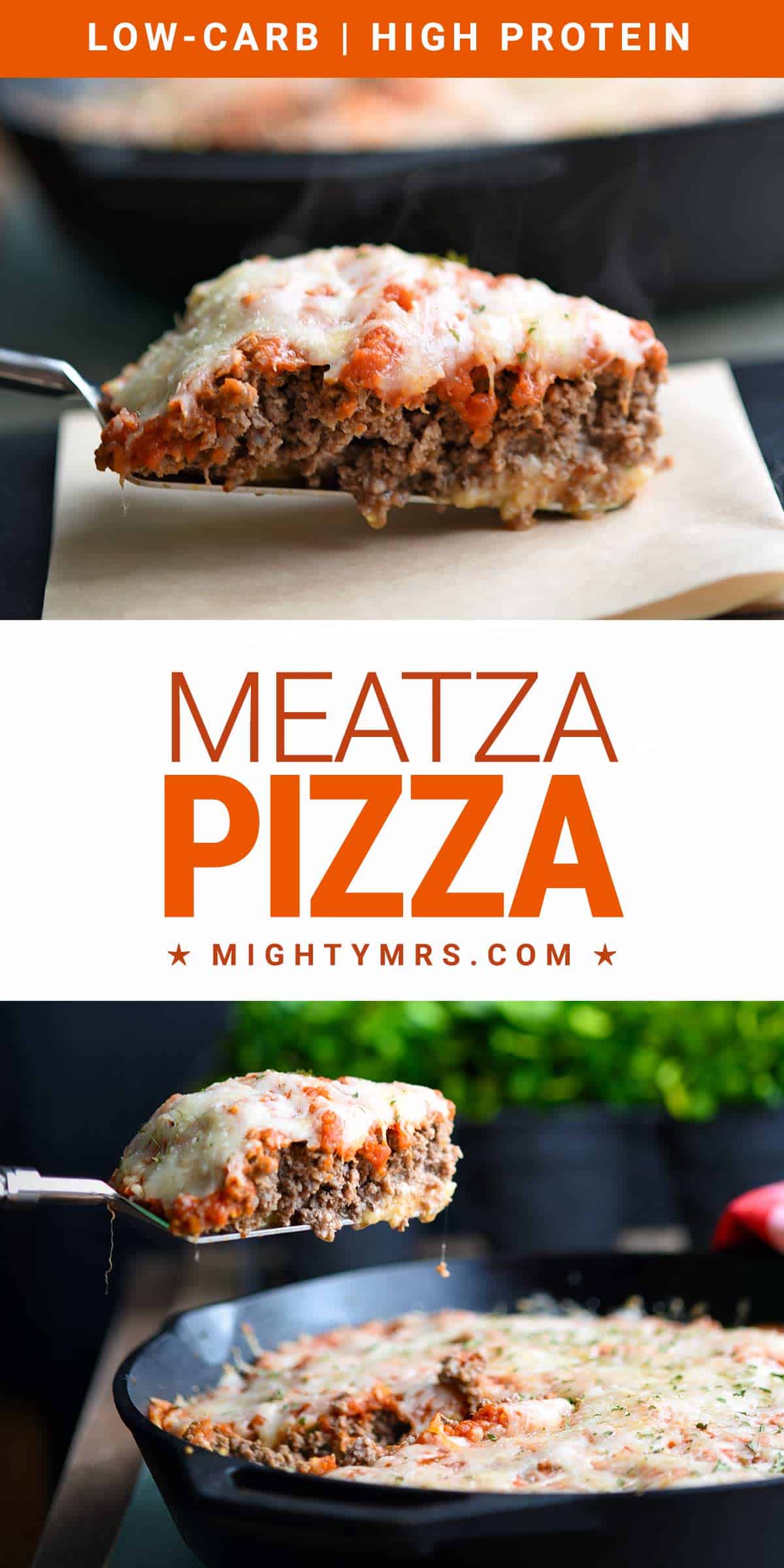Meatza Pizza - Mighty Mrs