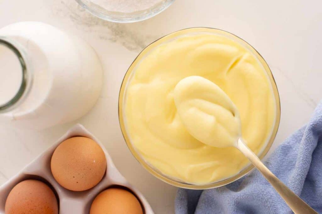Homemade Pastry Cream - Mighty Mrs