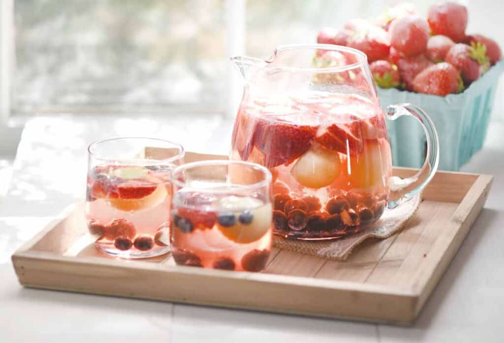 Red White and Blue Sangria - Mighty Mrs
