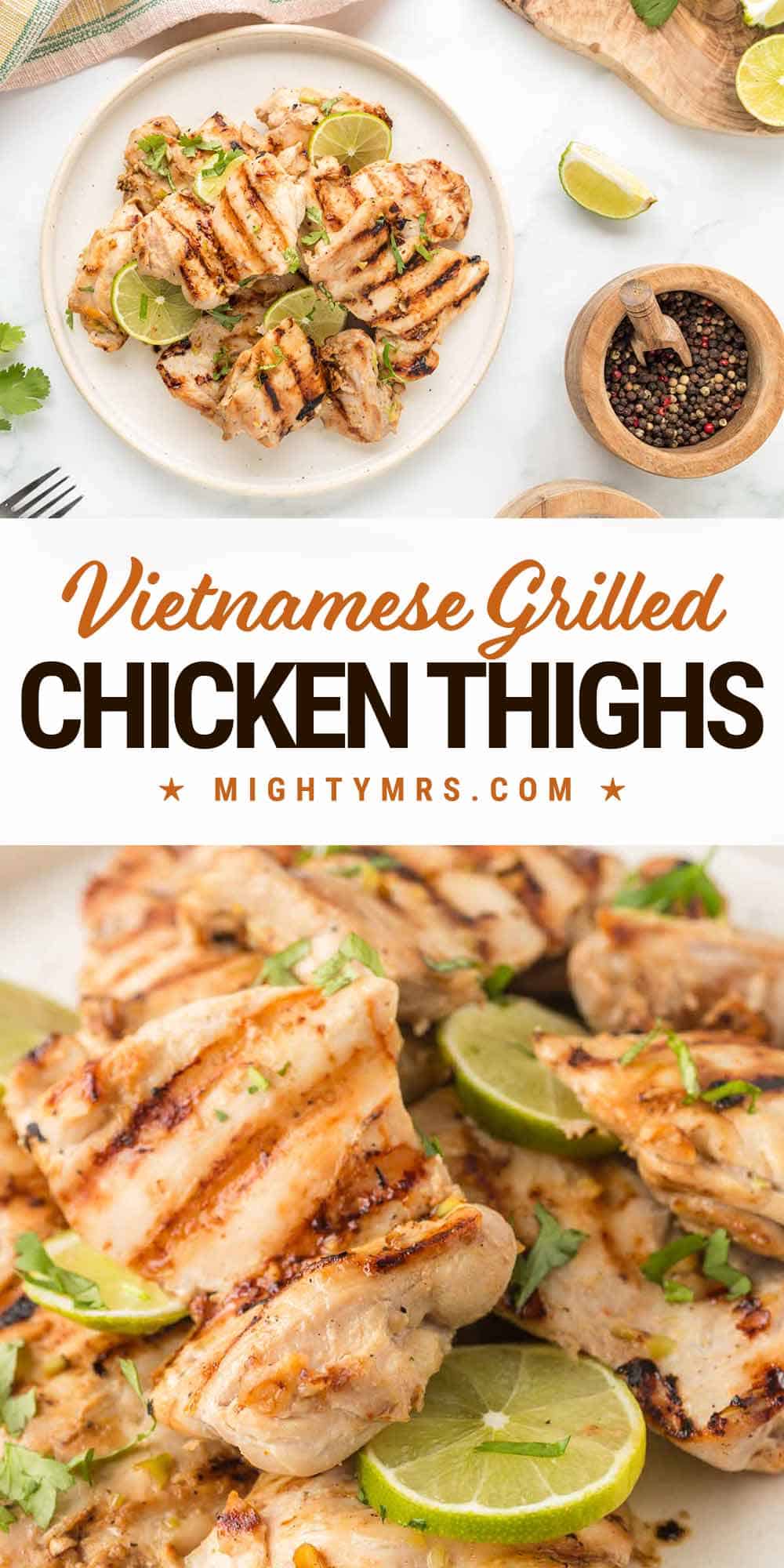Vietnamese Grilled Chicken - Mighty Mrs